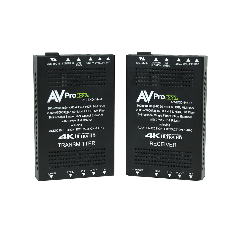 4K60 4:4:4 2000M Fiber Extender Kit - B2B - Blackwire