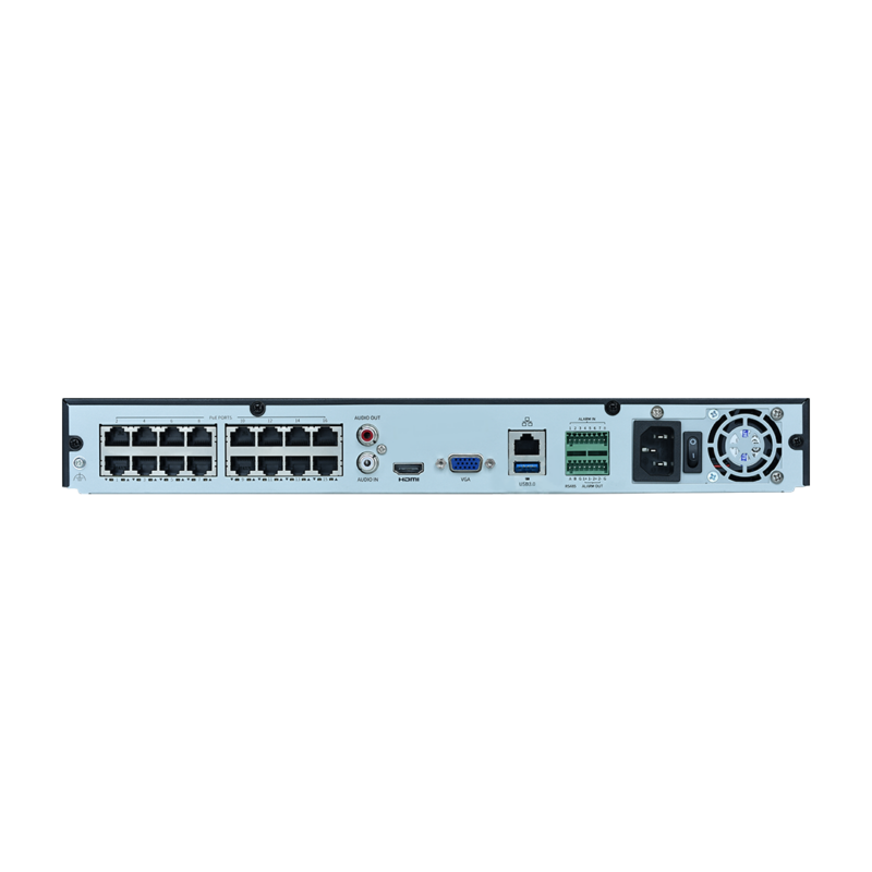 Uniview 16 Channel NVR - 16 Port POE - 2 SATA | B2B | Blackwire